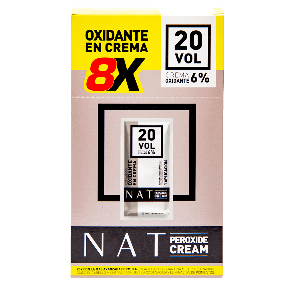 NAT sachet 50G - NAT Peroxide Cream 20VOL - TUA