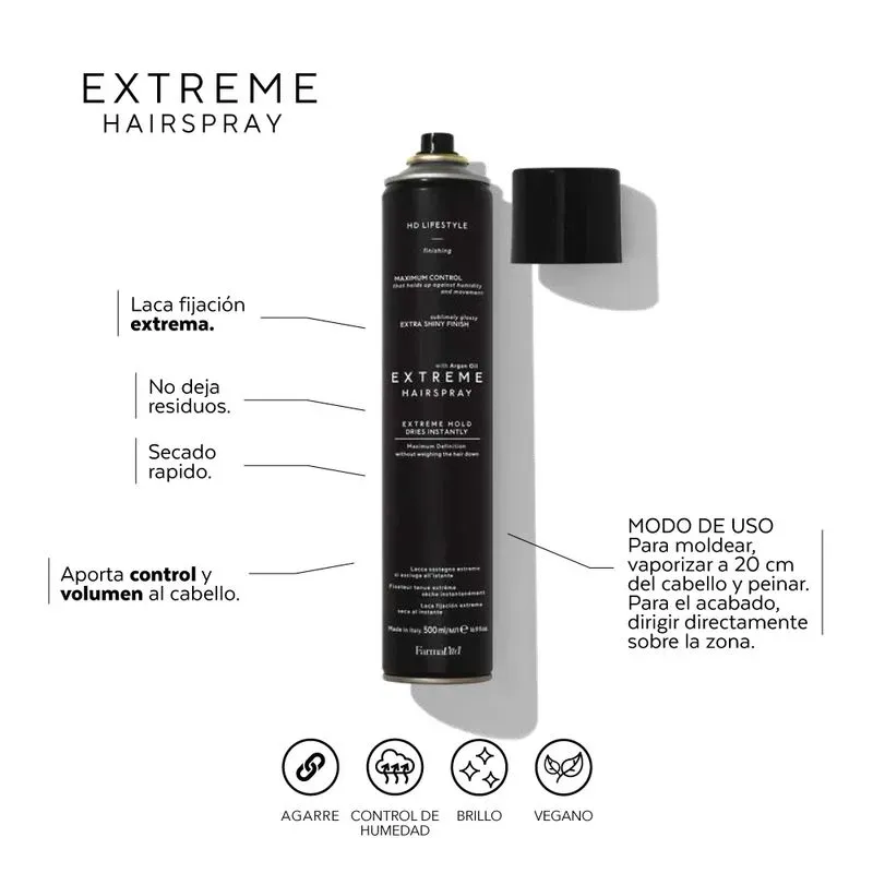 HD Life Style - Extreme Hairspray 500ml - TUA